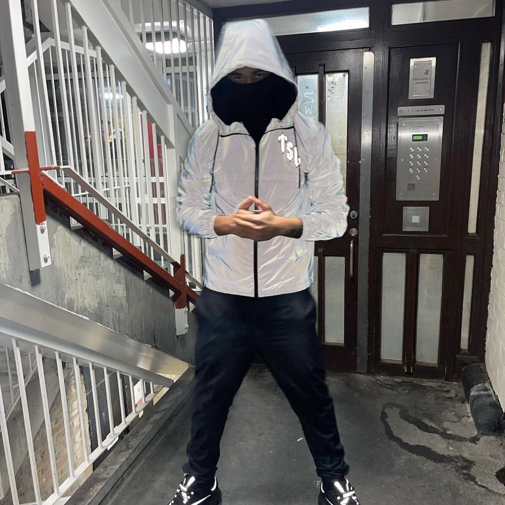 Trapstar Shooters Windbreaker - Black / Reflective