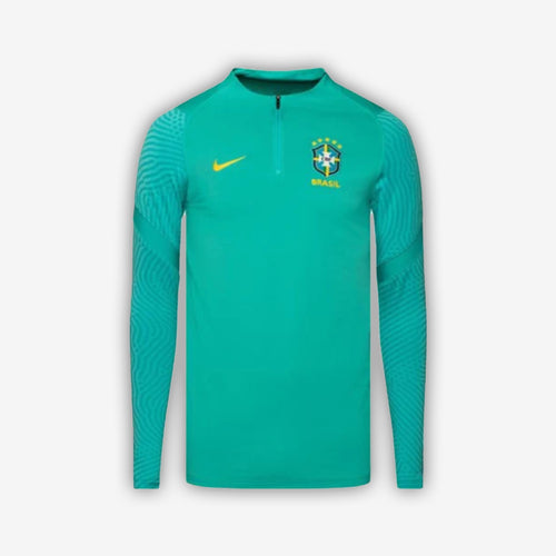 Nike Dri-Fit Brazil 1/4 Zip Top - Aqua Blue
