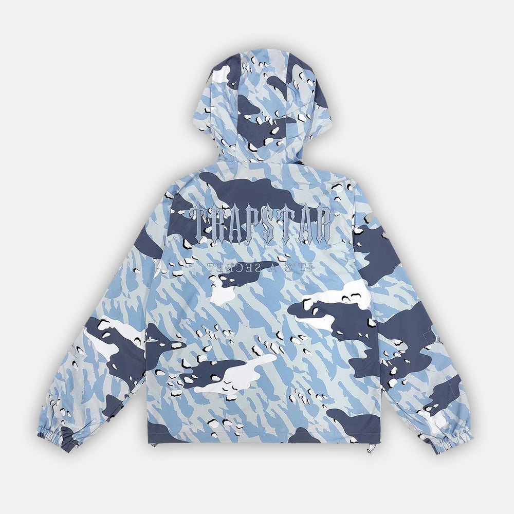Trapstar Decoded Windbreaker - Blue Camo
