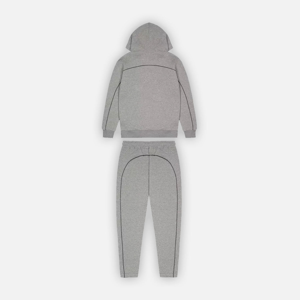 Trapstar Irongate Chenille Arch Hooded Tracksuit - Grey Monochrome Edi