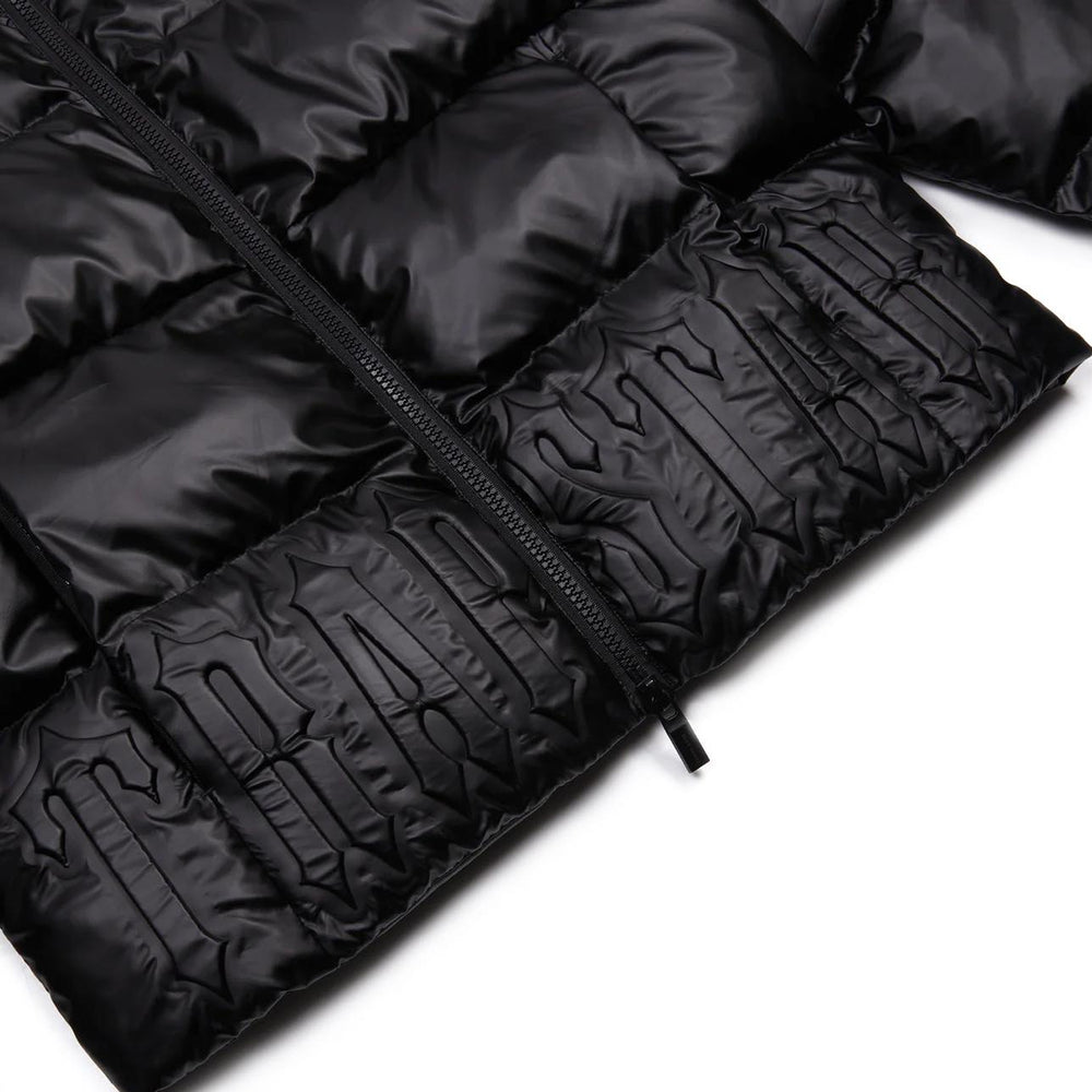 Trapstar Irongate Embossed Puffer Jacket - Black