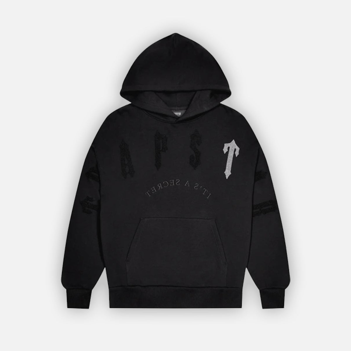 Trapstar Irongate Arch Chenille 2.0 Hooded Tracksuit - Blackout
