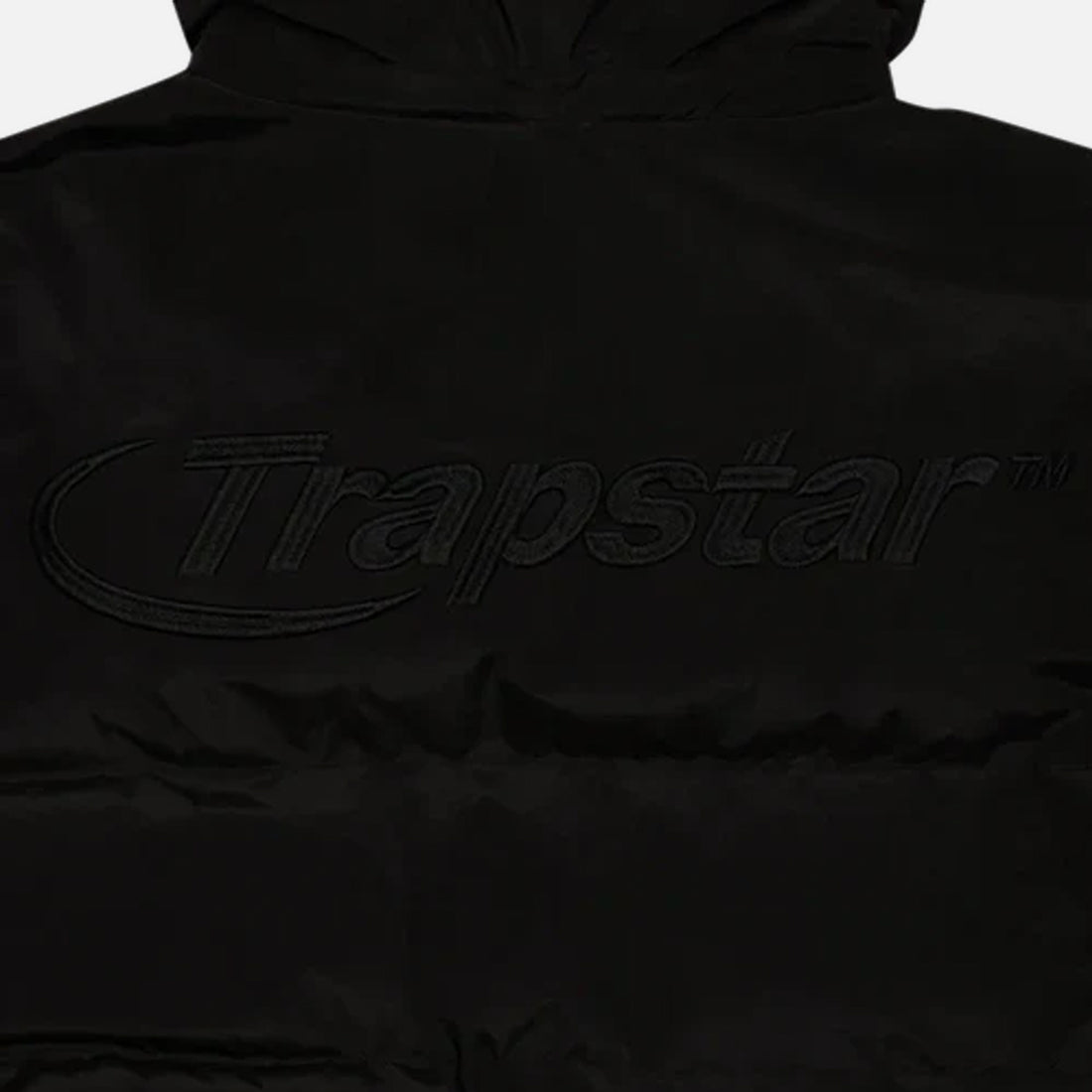 Trapstar Hyperdrive Detachable Hooded Puffer Jacket - Blackout