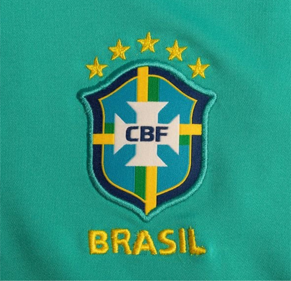 Nike Dri-Fit Brazil 1/4 Zip Top - Aqua Blue
